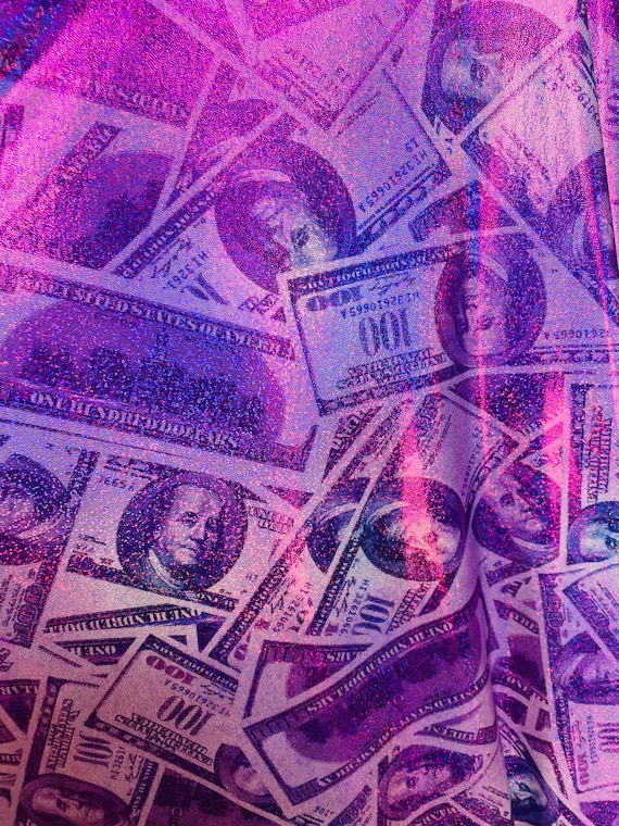 Purple Iridescent 100 Dollar Bills/money Print on Great - Etsy
