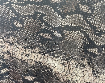 Light Purple Iridescent Snake Print on Nylon Spandex Four Way Stretch ...