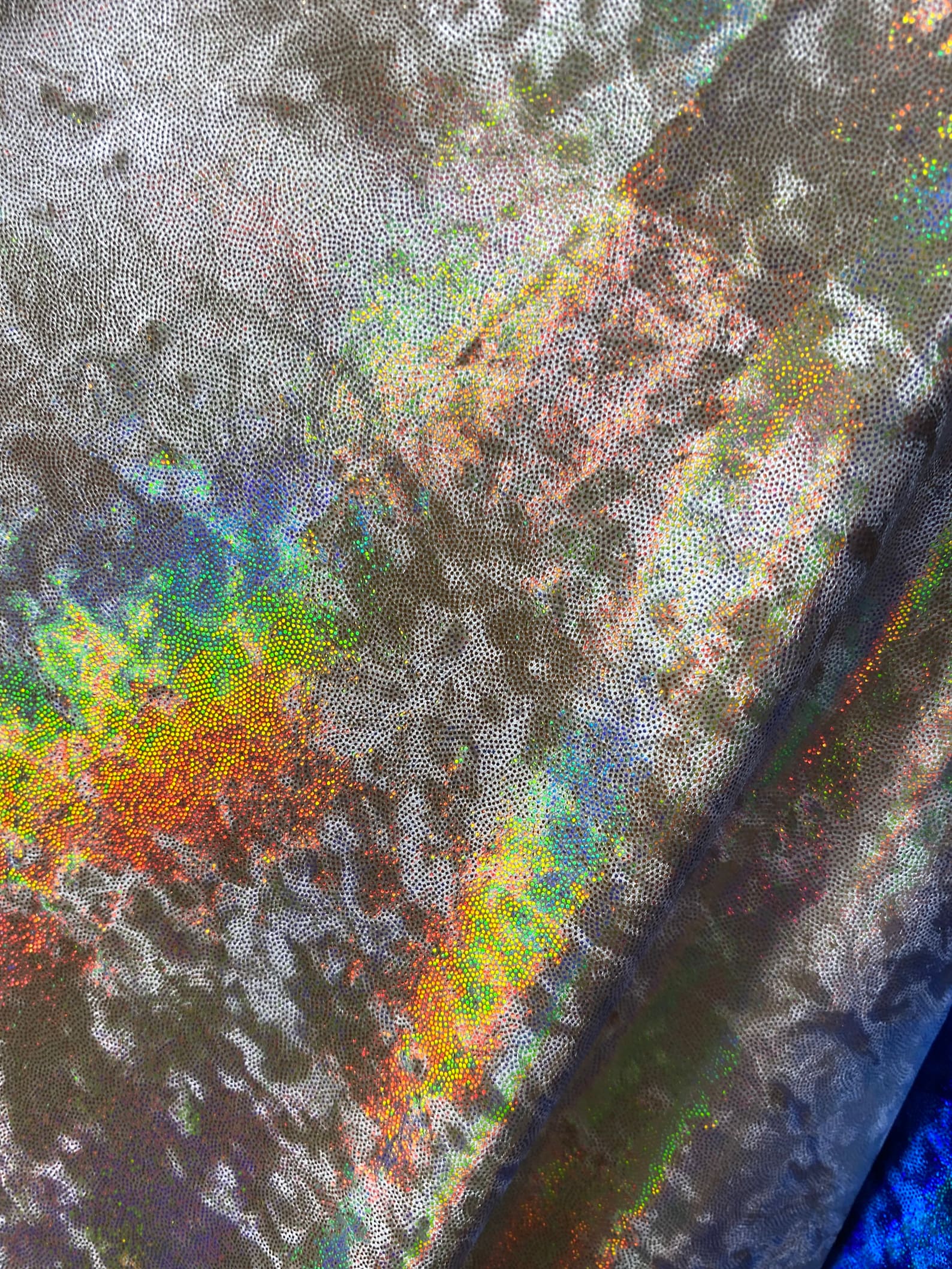 Gold Velvet Iridescent Stretch Fabric, Mystique Foggy Metallic Foil ...