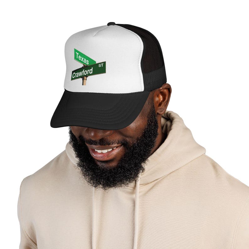 Texas at Crawford Street Trucker Cap | Houston Urban Hat, Adjustable ...