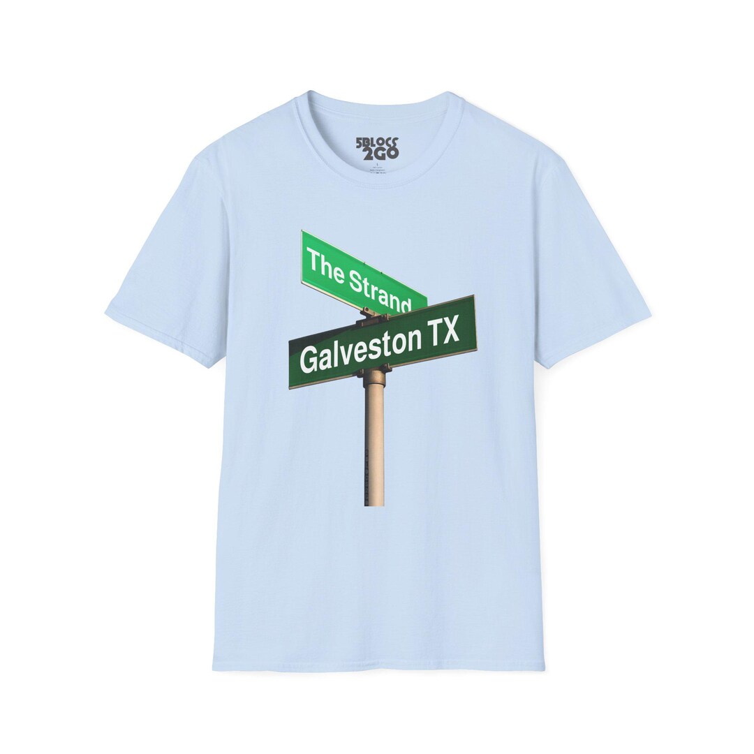 Galveston Strand T-shirt for Men & Women - Cool Fashionable Graphic ...