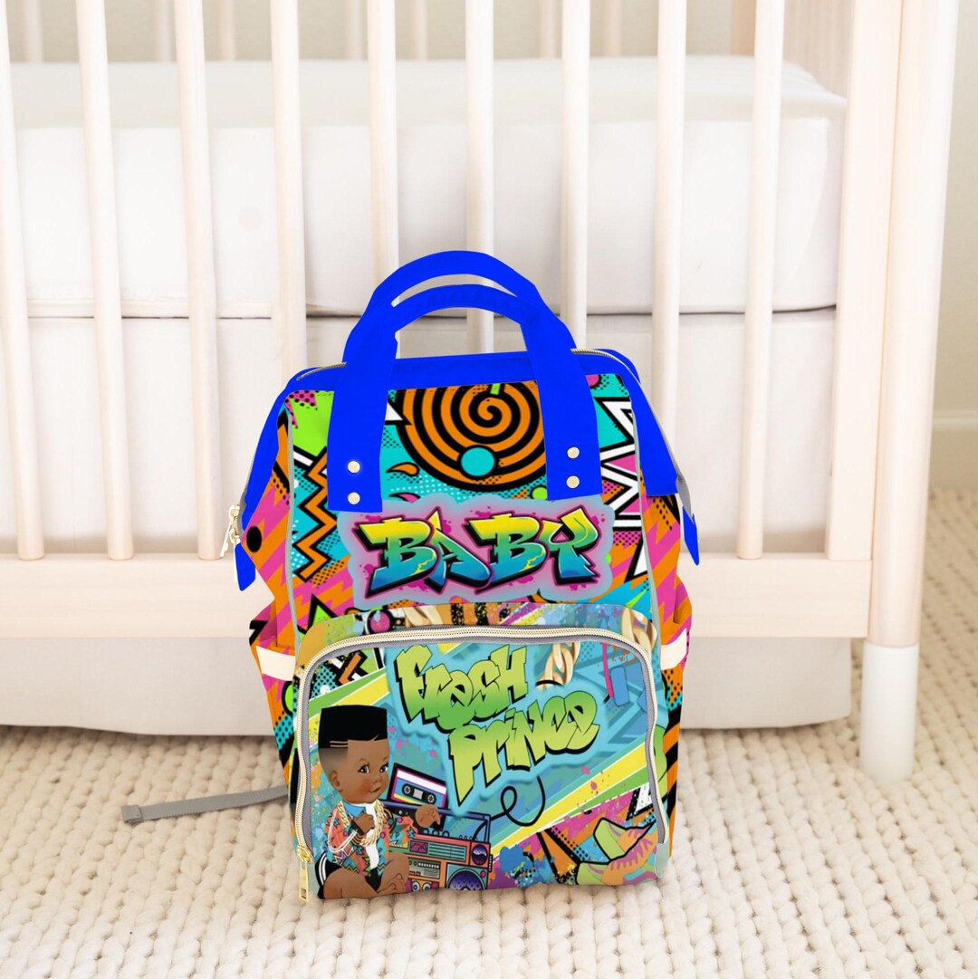 Fresh Prince Boy Baby Boy Backpack Personalized Diaper Clothing Bottles ...