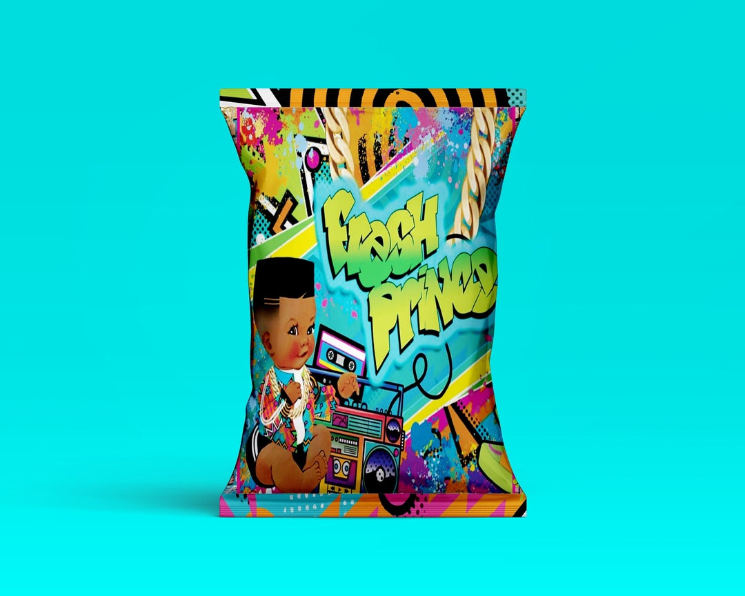 Fresh Prince Treat Bag Bundle Custom Chip Bags- Party Bag- Candy Bag ...