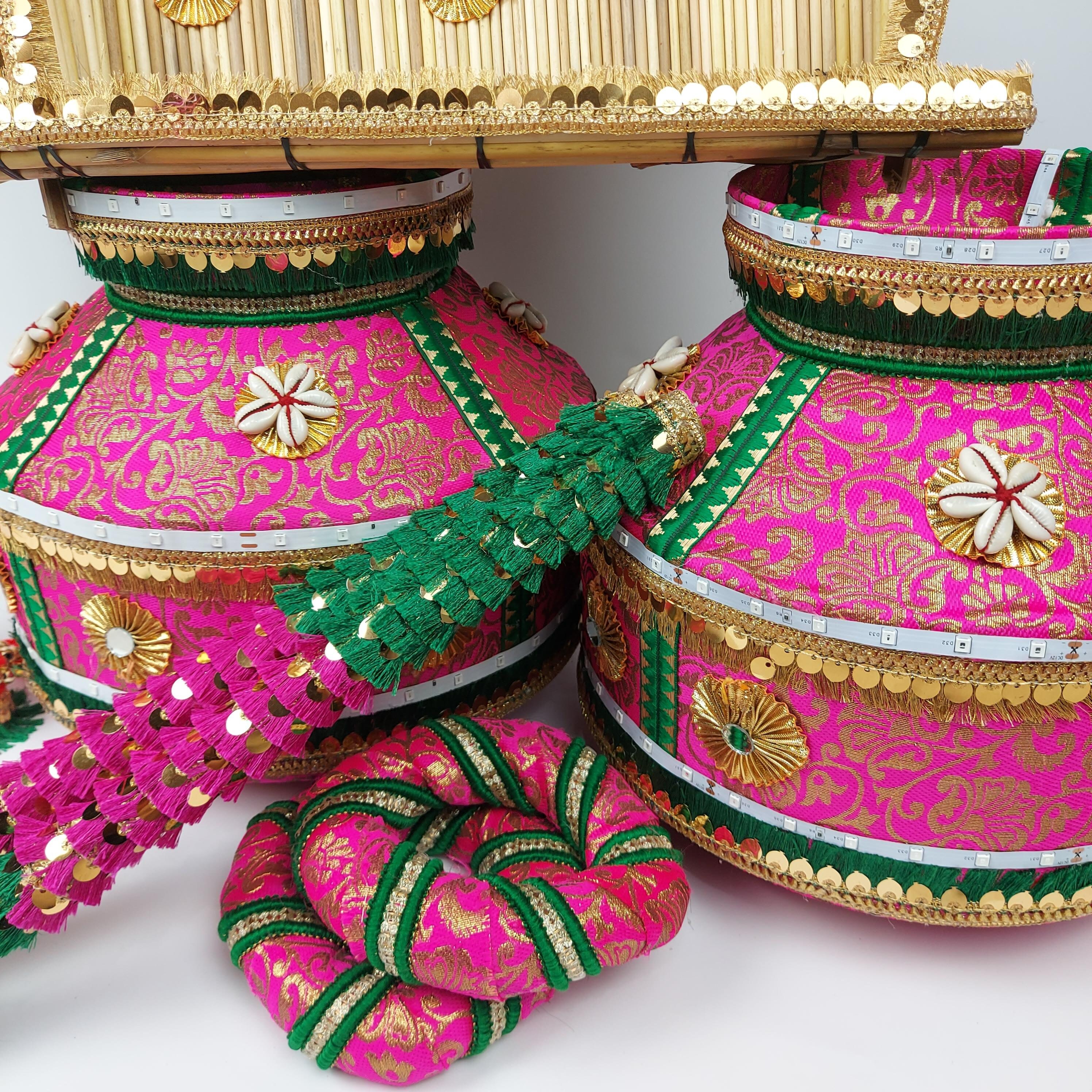 Jaggo Light up Jaggo Set With Binnus Punjabi Sikh Wedding, Maiyan ...