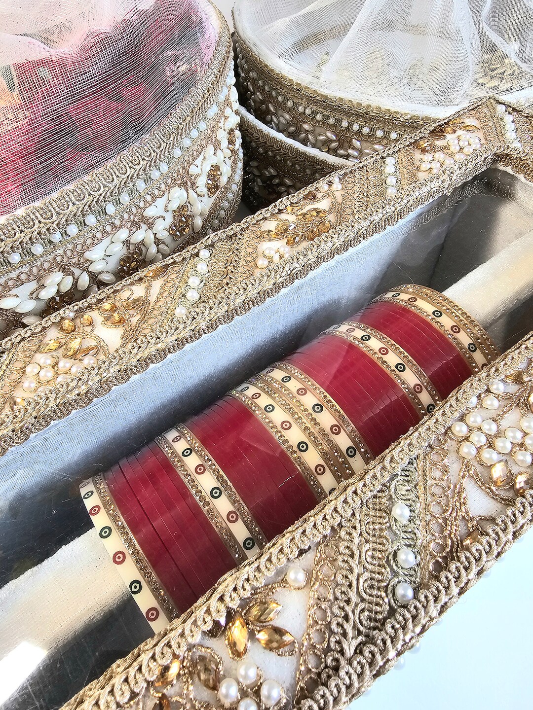 Chura Box| Indian Bride Accessories| Bridal Essentials| Punjabi Wedding ...