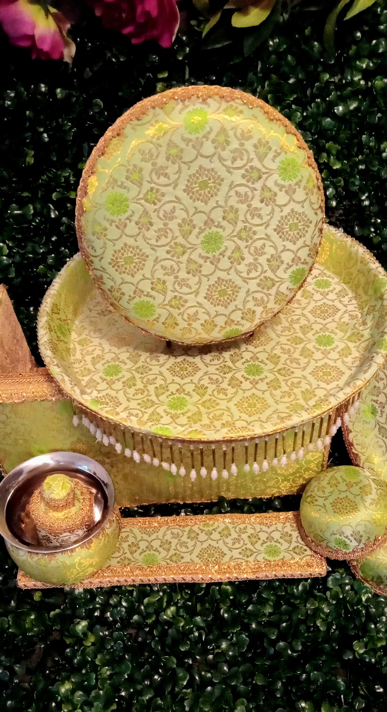 Maiyan/haldi Set - Indian Bride - Pakistani Bride - Indian Wedding Accessories - Pakistani ...