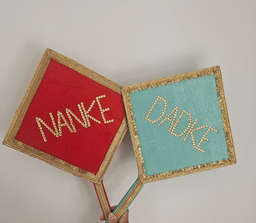 Wedding Sign Nanke, Dadke Sign Jagoo Ladies Sangeet Indian Bride Desi ...
