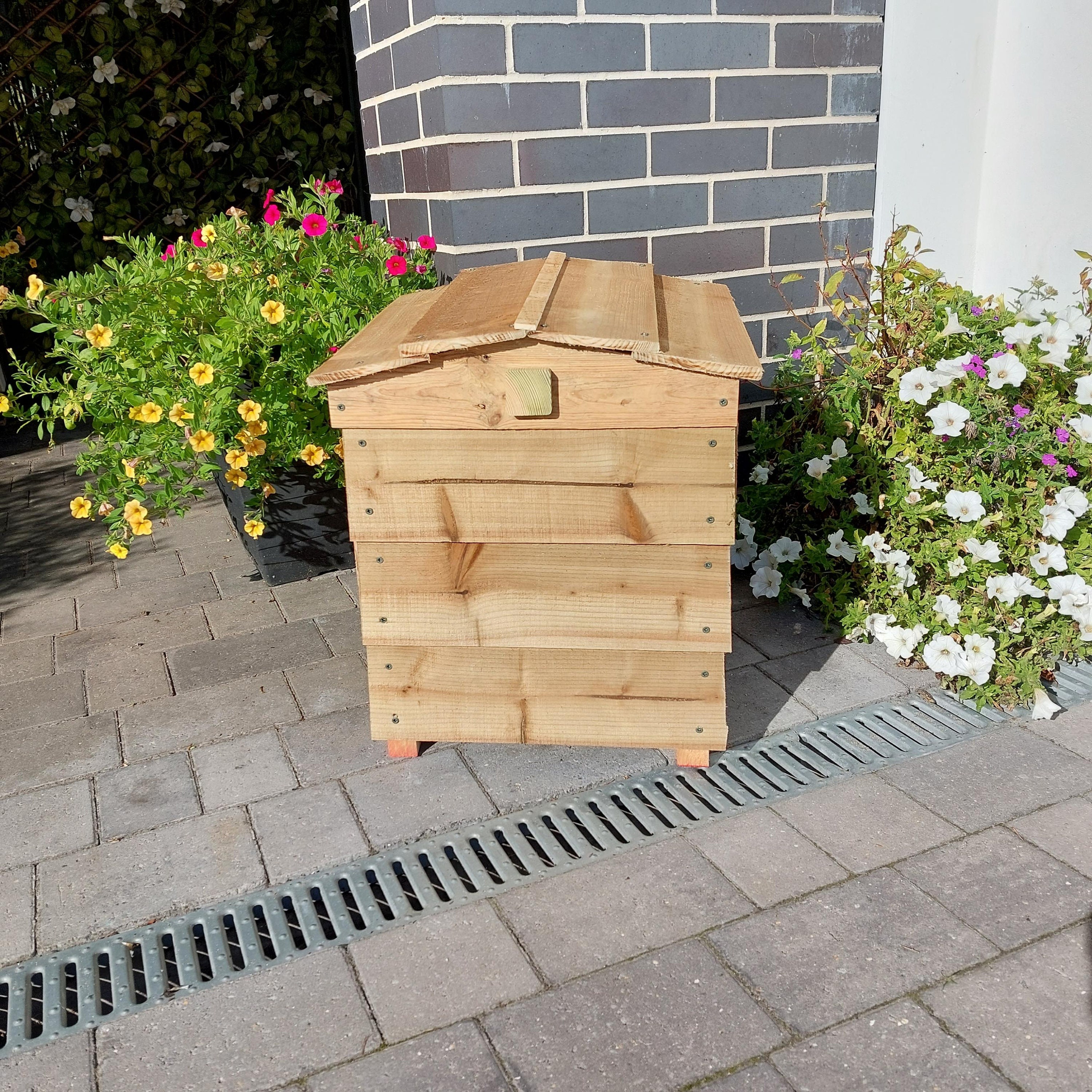 Wooden Beehive Storage Box Parcel Box - Etsy UK