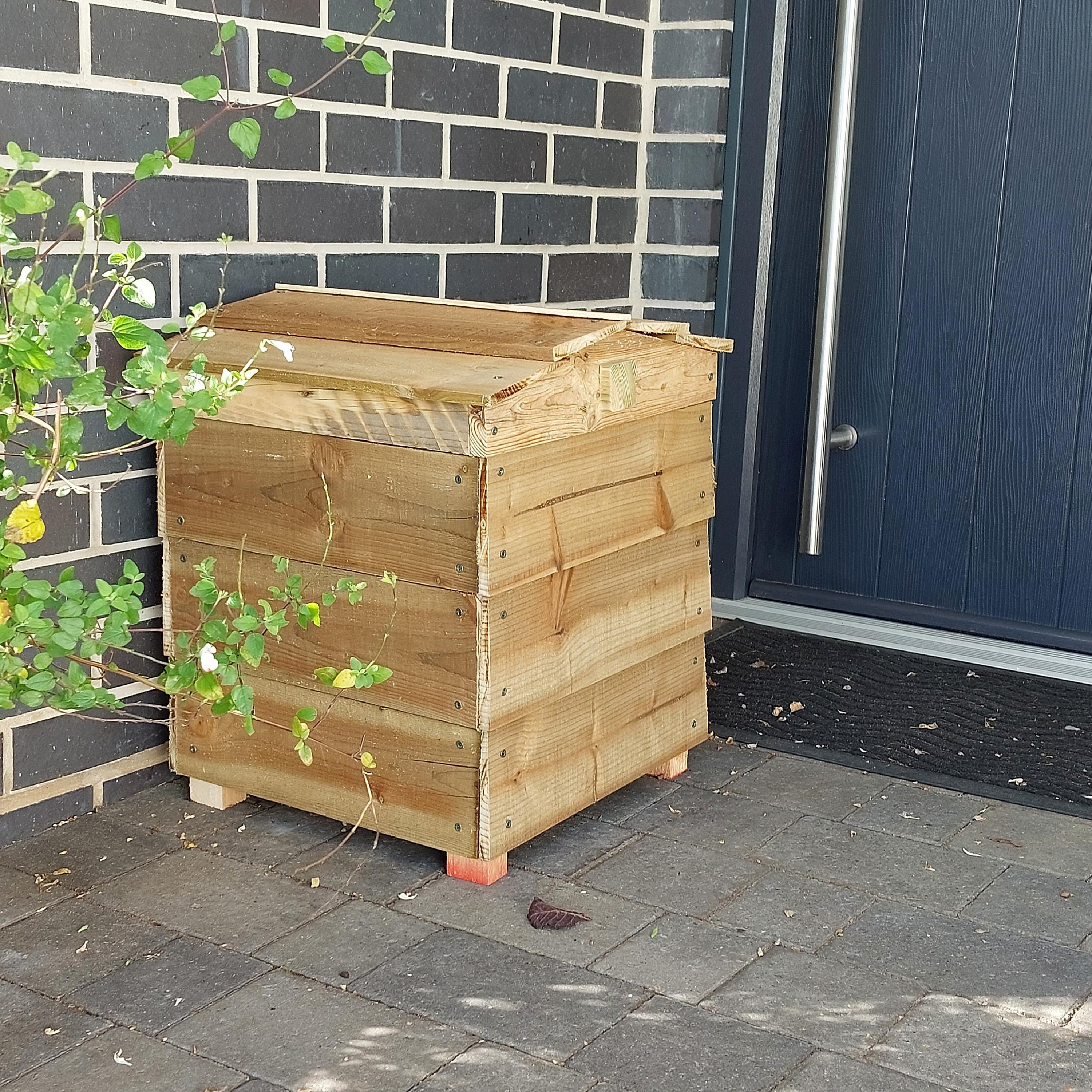 Treated Timber Beehive Box | Handmade Rustic Outdoor Storage | Parcel ...