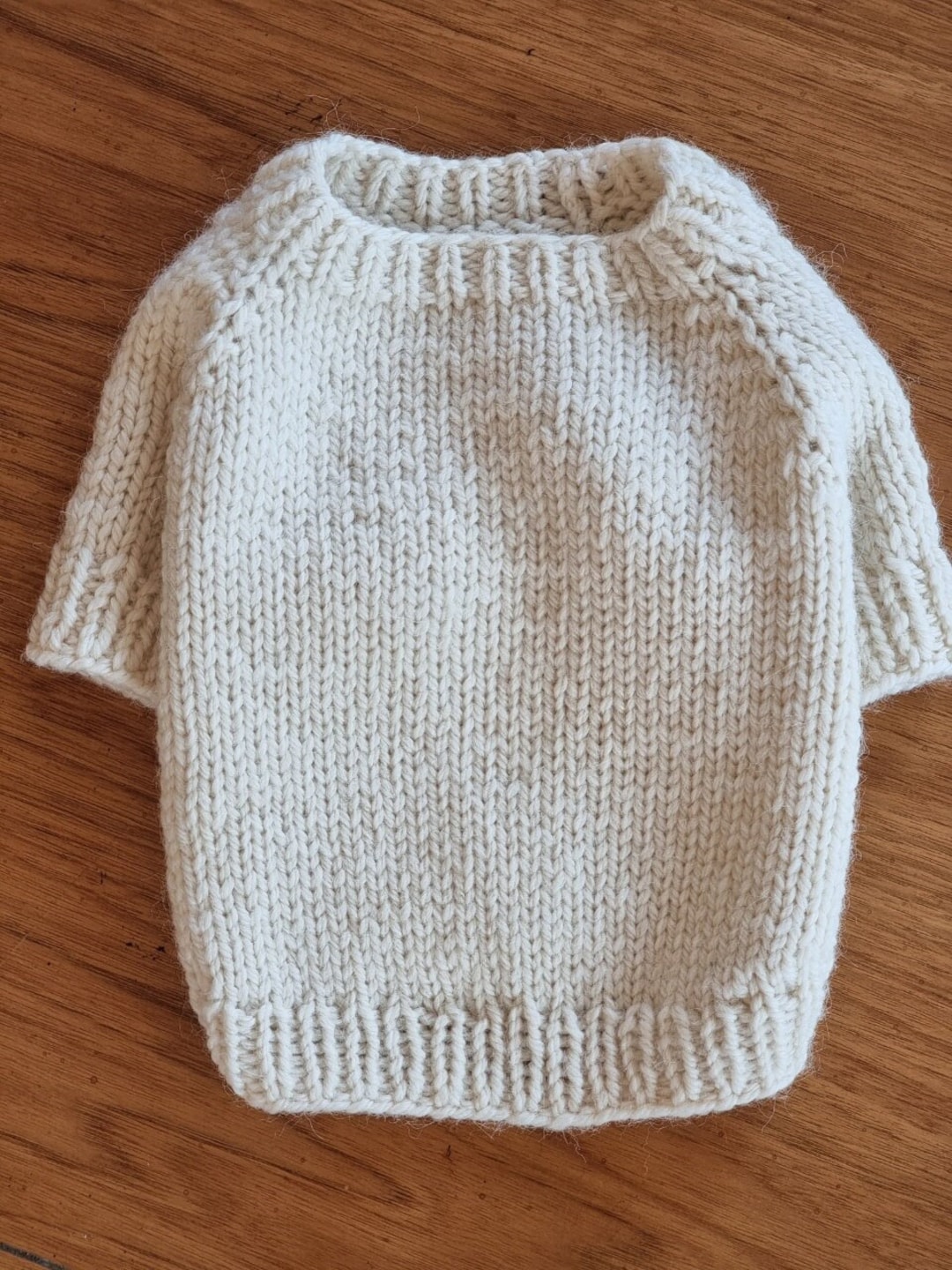 Basic Crew Neck Sweater / Knitting Pattern - Etsy