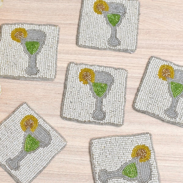 Beaded Coasters - Etsy