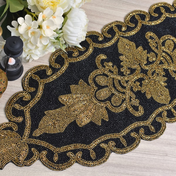 Table Runner Black - Etsy