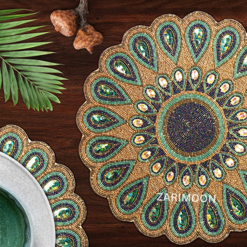 Peacock Table Decorations - Etsy