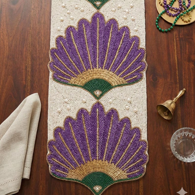 Shell Mardi Gras Beads - Etsy