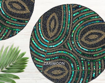 Peacock Feather Mat - Etsy