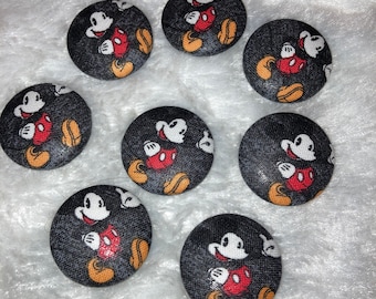 Mickey Mouse Buttons | Etsy