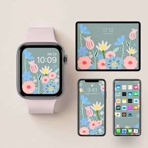 Pastel Bloom Apple Watch Wallpaper | Easter Spring Light Flower ...