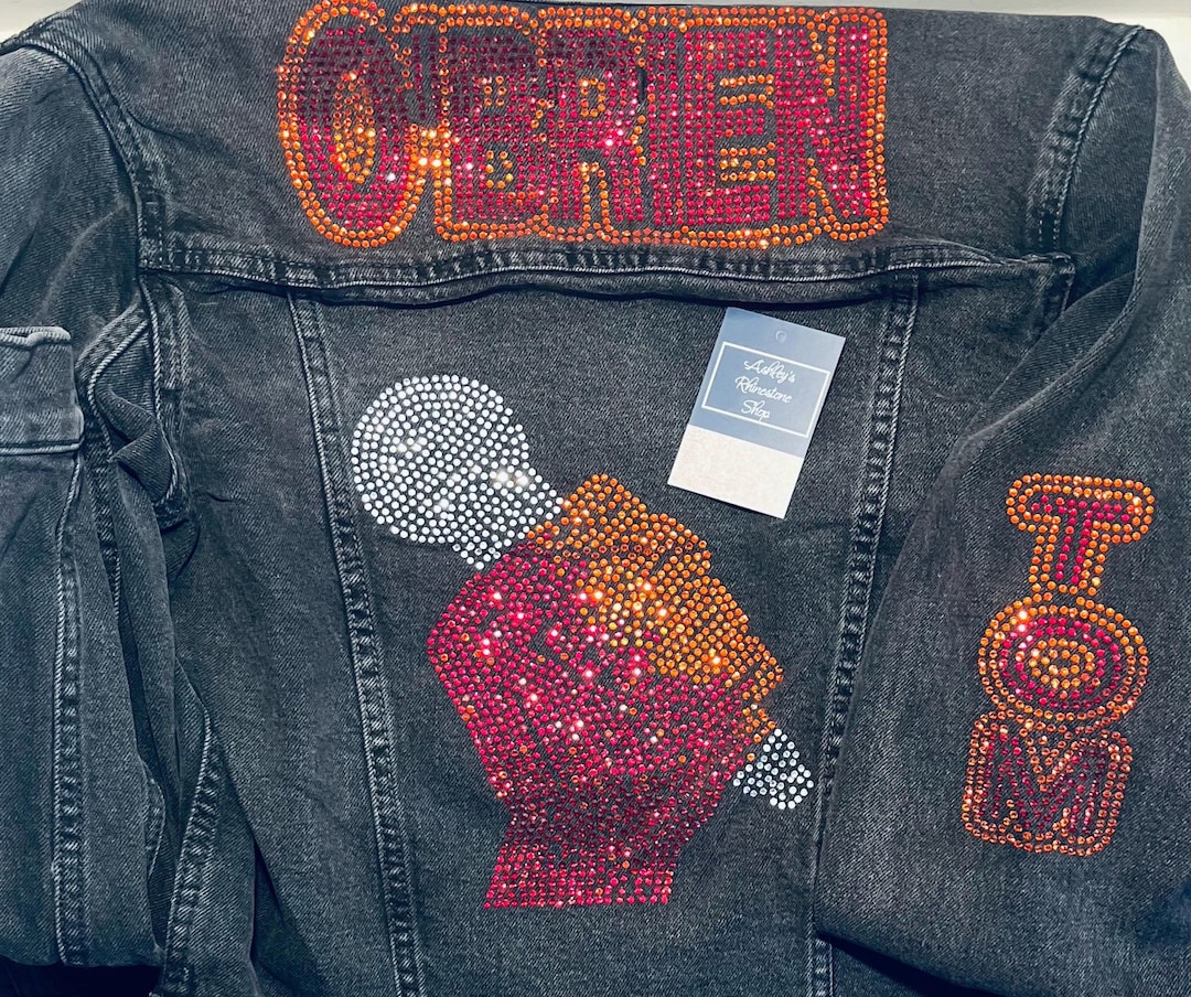 Custom Rhinestone Jean Jackets (brides, Kids , Teens, Cheer, Themes ...