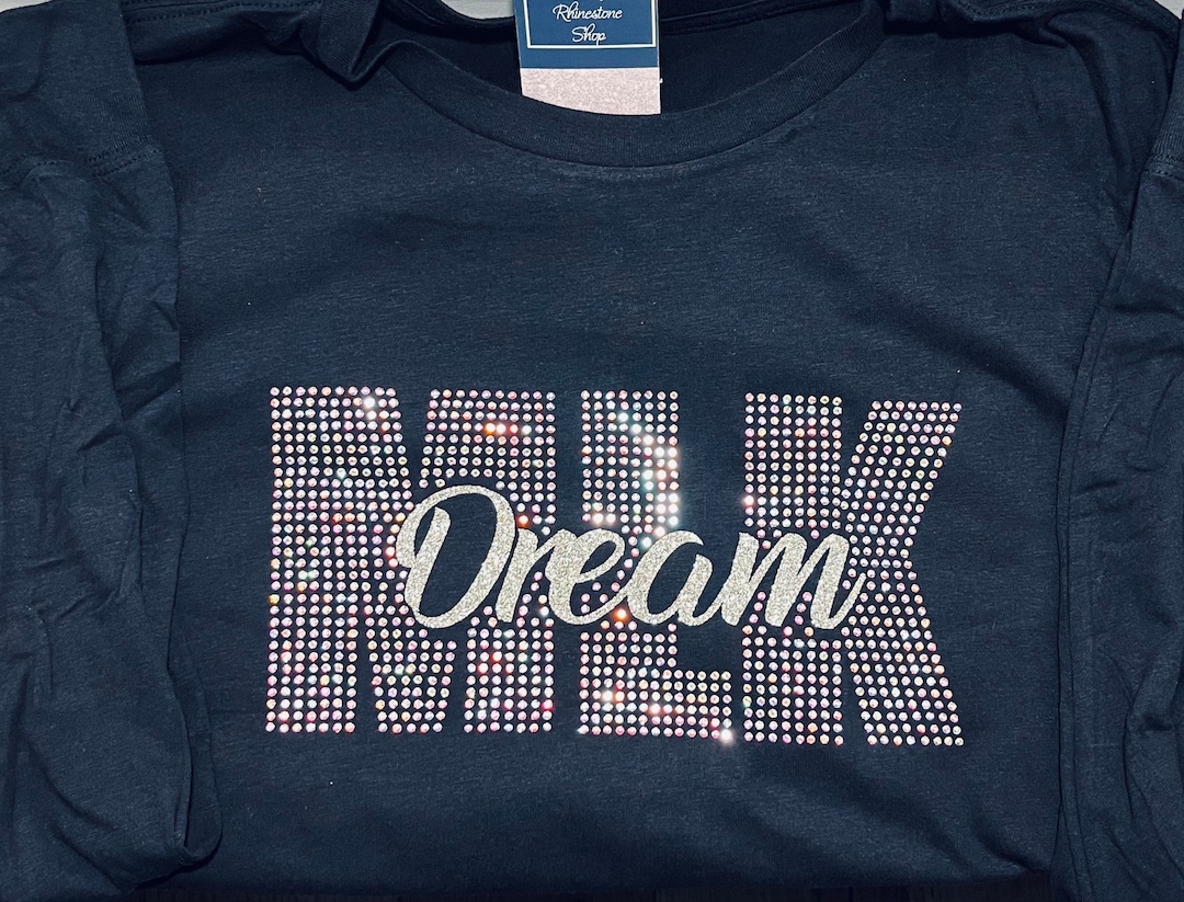 Martin Luther King -MLK “dream” Rhinestone & Glitter Shirt - T-shirt or ...