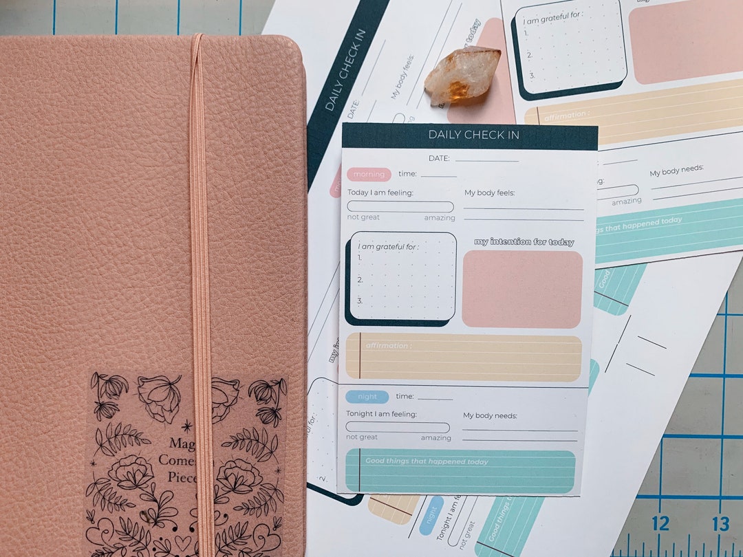 Printable Daily Gratitude Check in Worksheet Daily Gratitude - Etsy