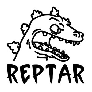 Reptar Rugrats Reptar Sticker/window Decal permanent Vinyl | Etsy