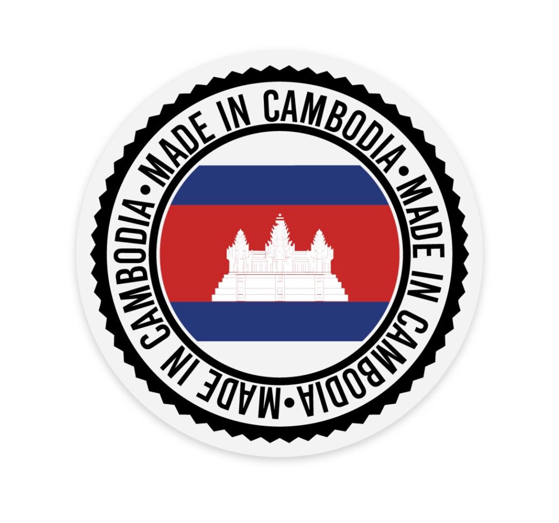 Cambodia Sticker MADE IN Cambodia Khmer Collectable | Etsy