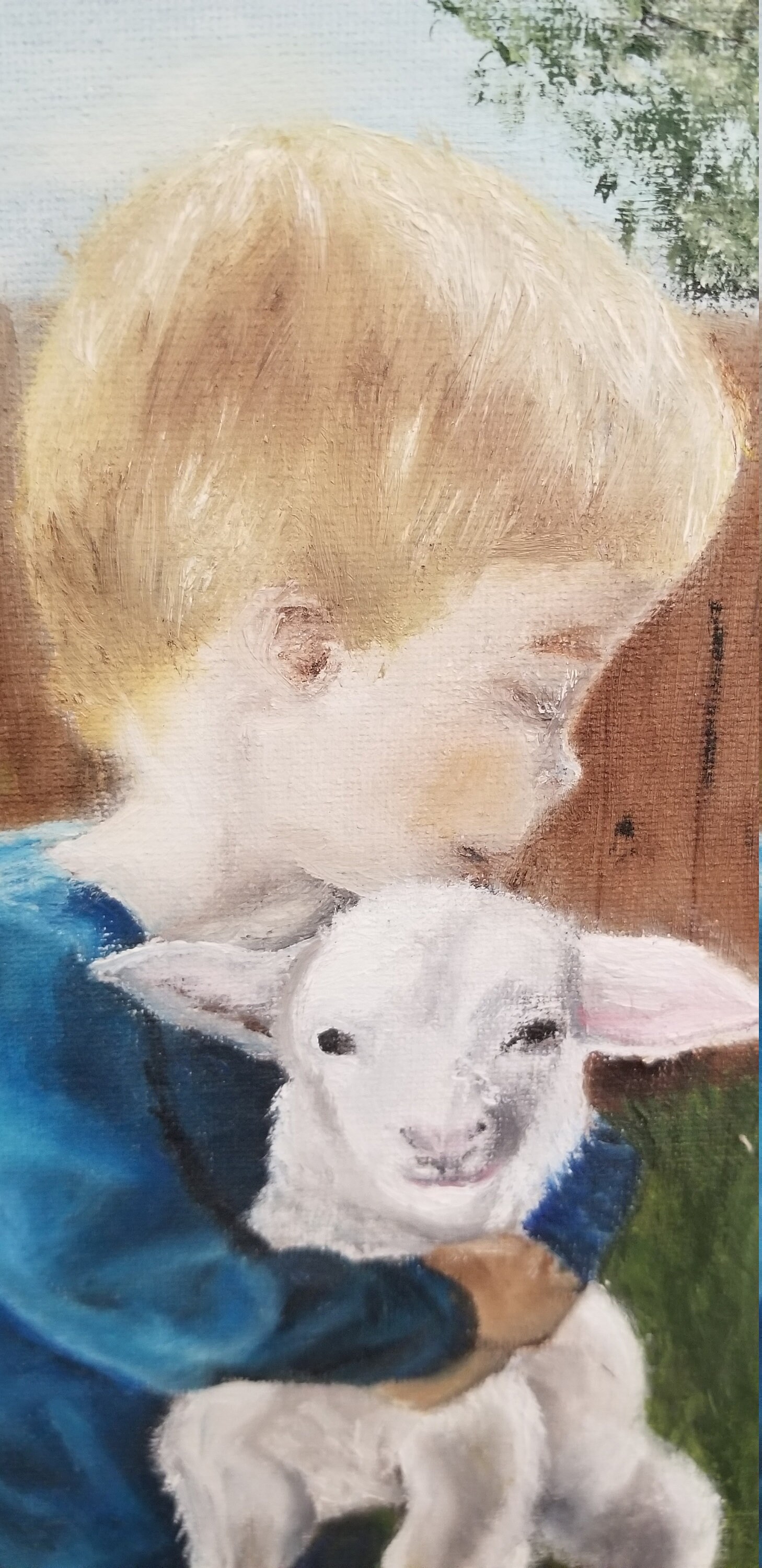 A Boy and His Goat - Etsy