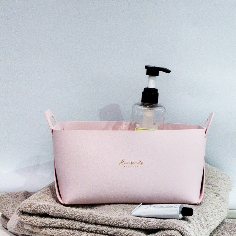 Home Organizer Make up Container Modern Home Storage Faux - Etsy