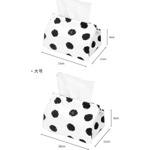 Dot Pattern Tissue Box, Tissue Container,tissue Cover, Creative Home ...