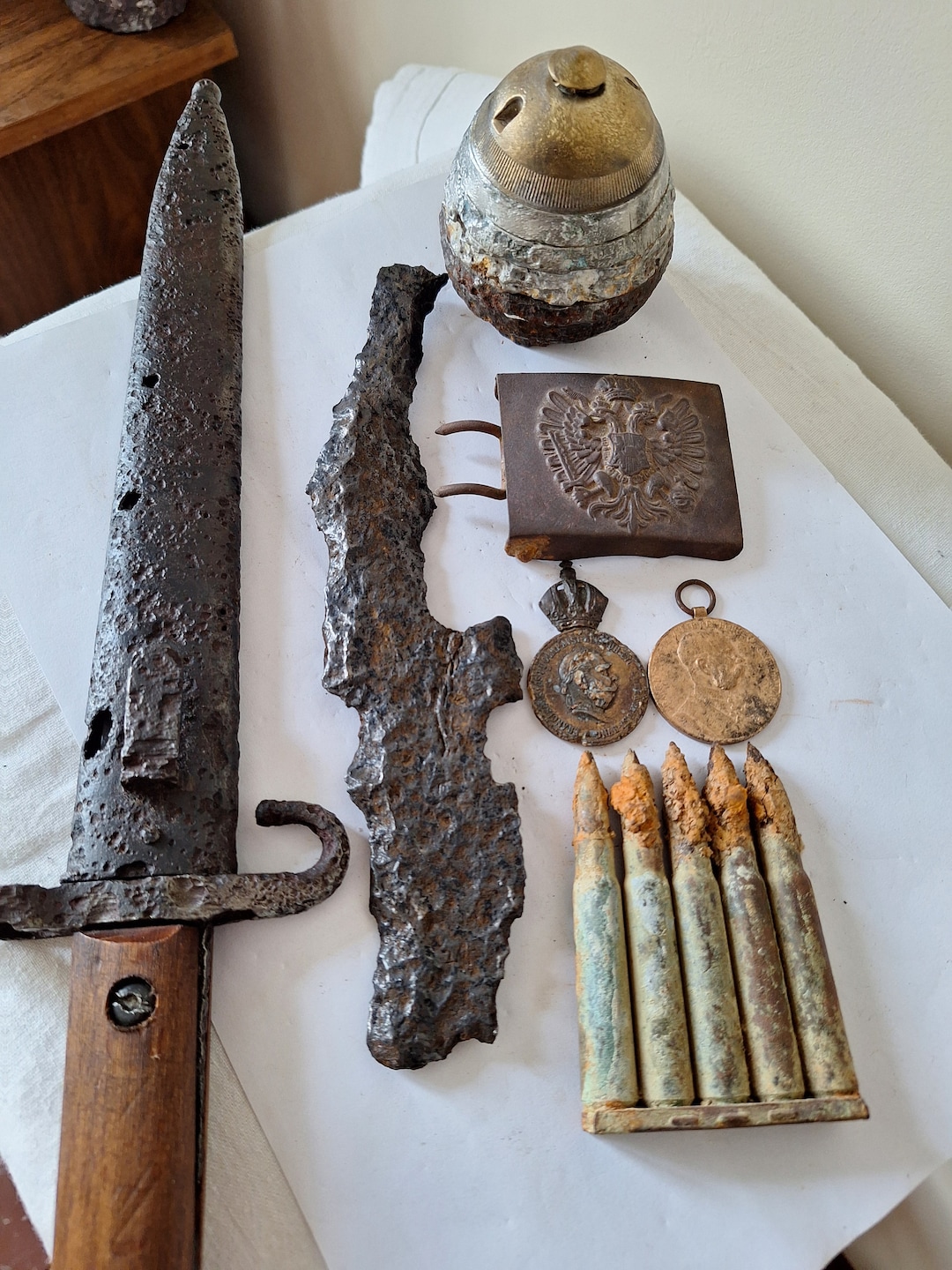 Rare Authentic WWI Memorabilia . Artillery WW1 Souvenir of the First ...