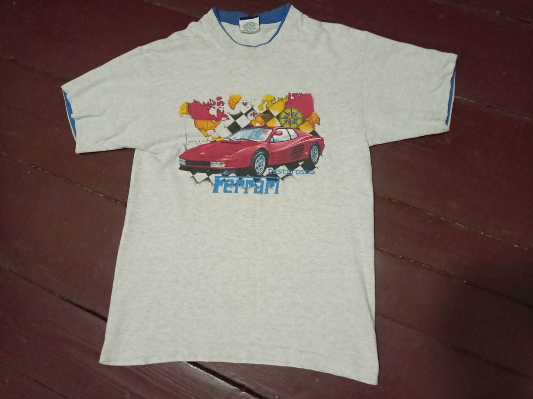 VTG T-shirt Ferrari Testarossa - Etsy