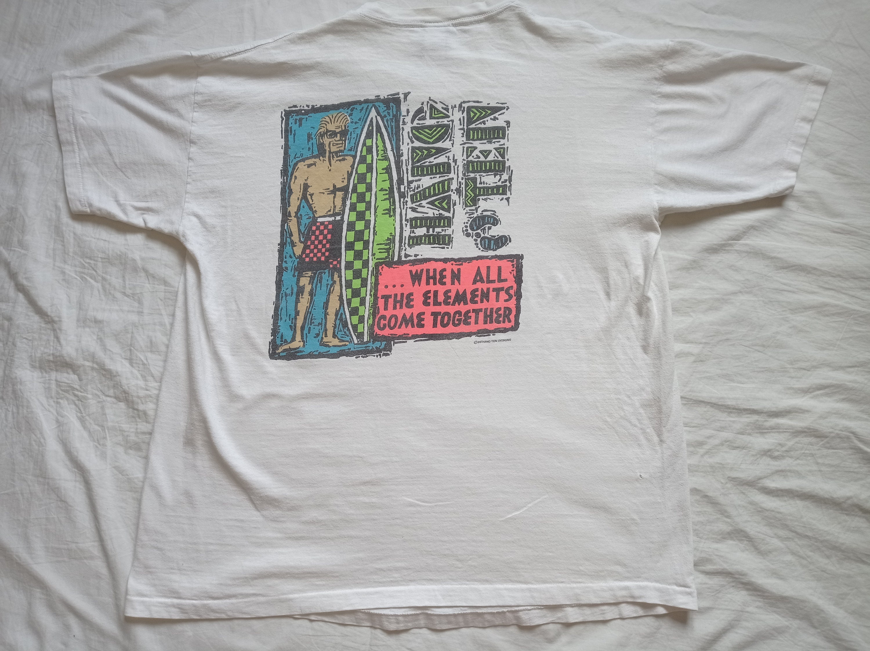VTG T-shirt Surfing 80s Surf , Single Stitch , Size XL - Etsy VTG T-shirt Surfing 80s Surf , Single Stitch , Size XL - Etsy