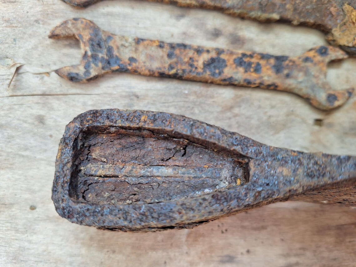 Rusty Metal Objects. Rusty Axes and Wrenches . Rusty Tools - Etsy