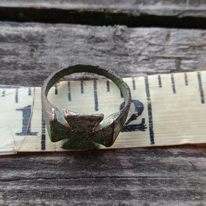 Rare WW1 Trench Art Ring in the Shape of a Cross - Etsy