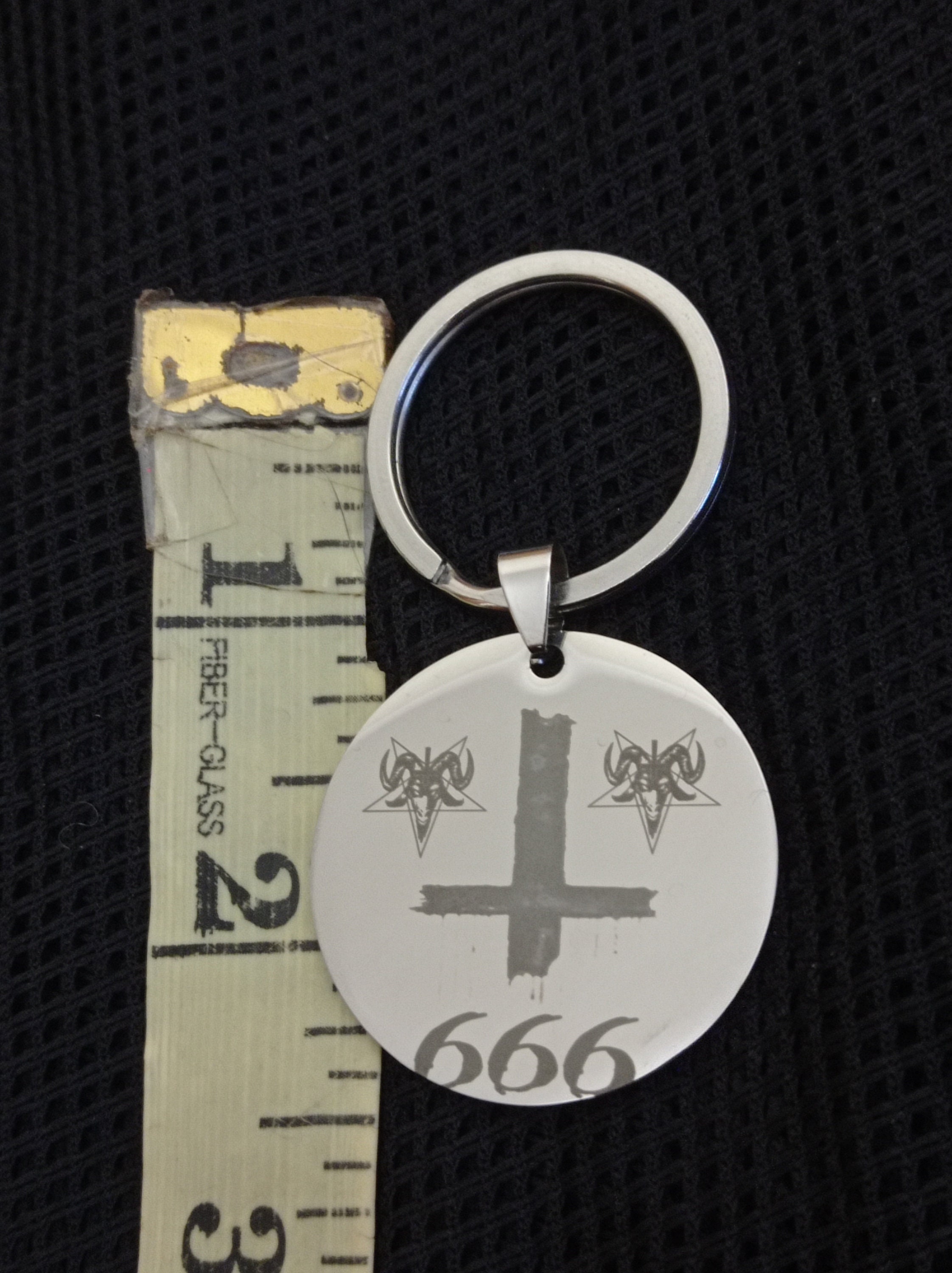 Symbols of Black Magic.personalized Keychain Witch Halloween Pentagram ...