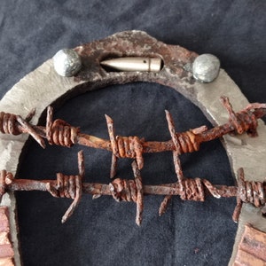 Authentic WWI Memorabilia Battle Relics Barbed Wire A Driving Band ...