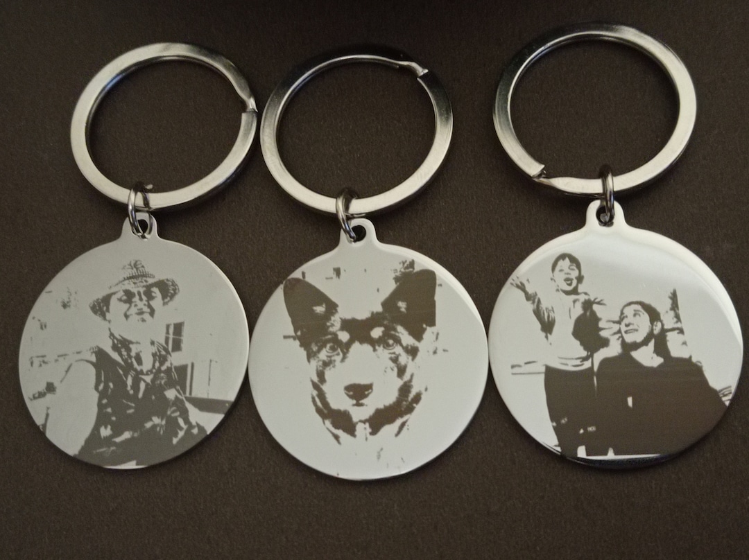 Personalized Keychain Laser Engraving. Engraving From Any - Etsy