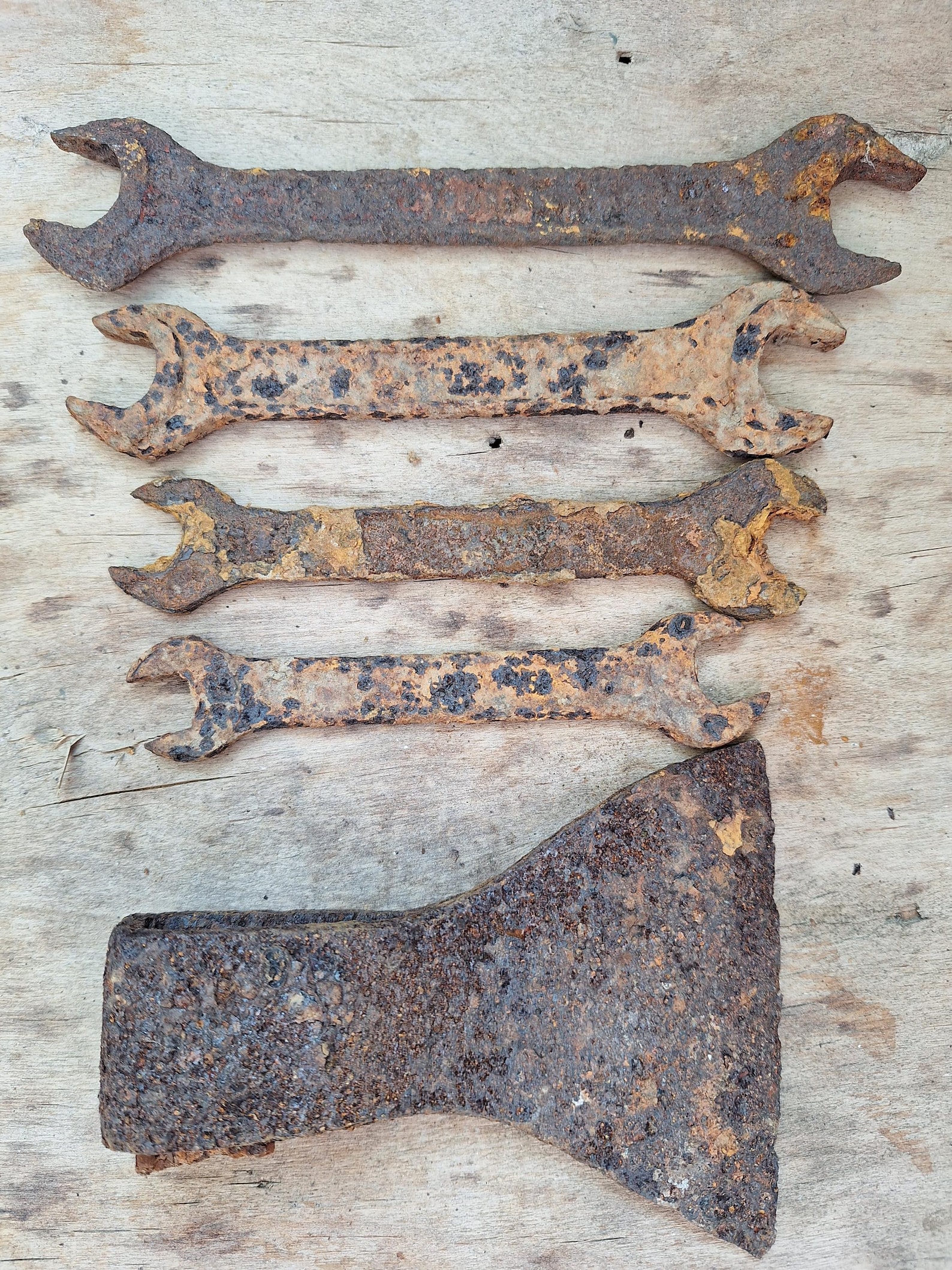 Rusty Metal Objects. Rusty Axes and Wrenches . Rusty Tools - Etsy