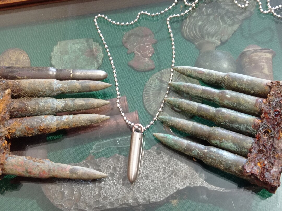 Rare A Necklace Made of World War I Bullets From a Mosin-nagant Rifle ...