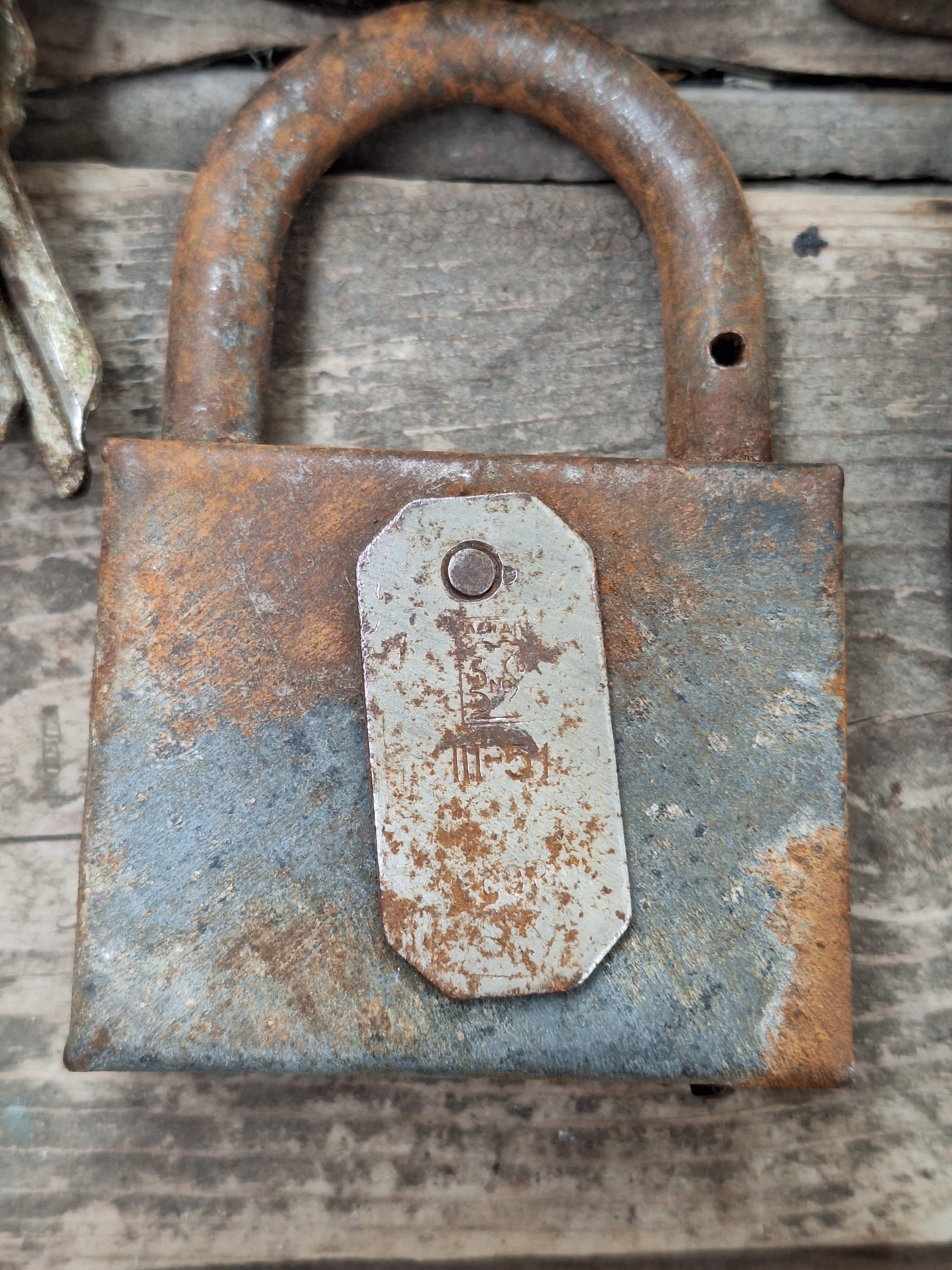 Antique Iron Padlock .price for 4 Pieces.antique Rusty Padlock Antique ...