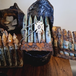 Rare ! Trench Art German Iron Cross World War I Bullet Necklace From ...