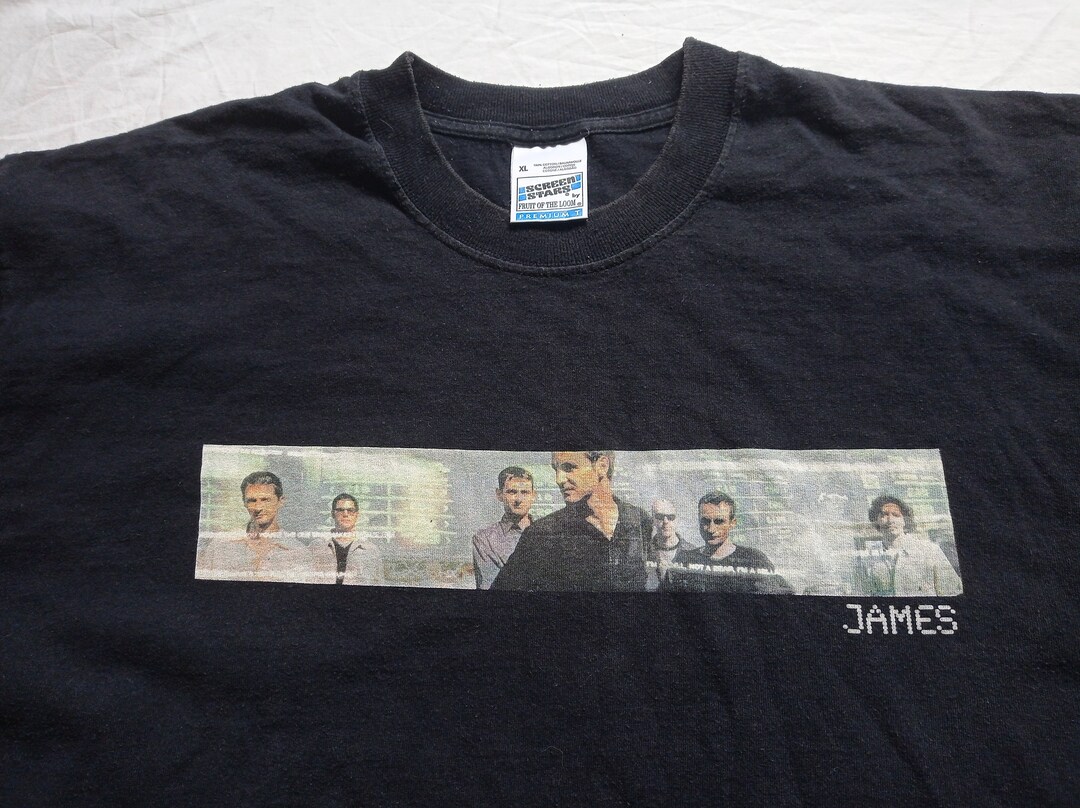 T-shirt VTG James Band vintage Rare !!! groupe de rock britpop indie ...