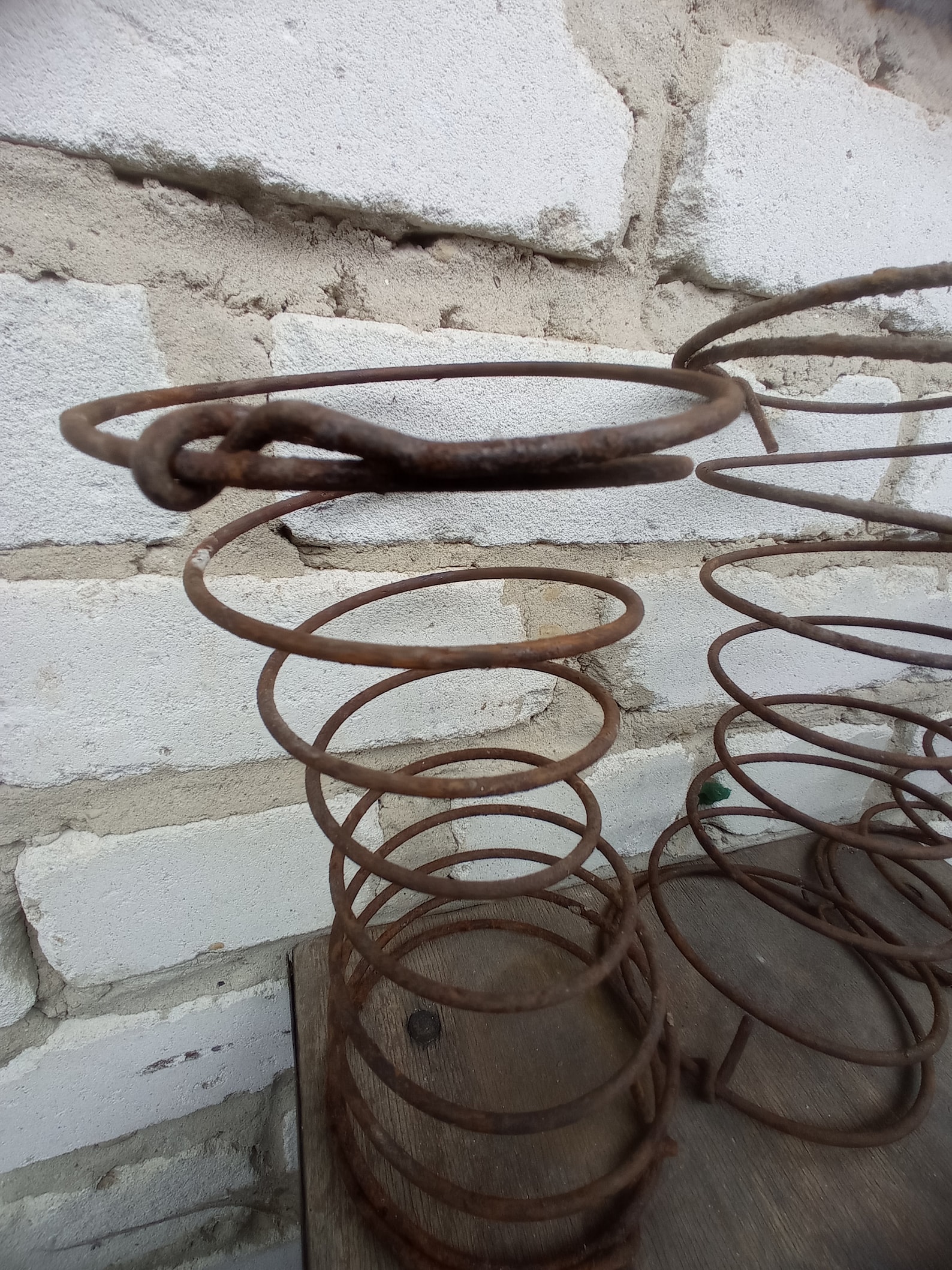 Rusty Antique Bed Springs . Rusty Metal Objects. Items for Decoration ...