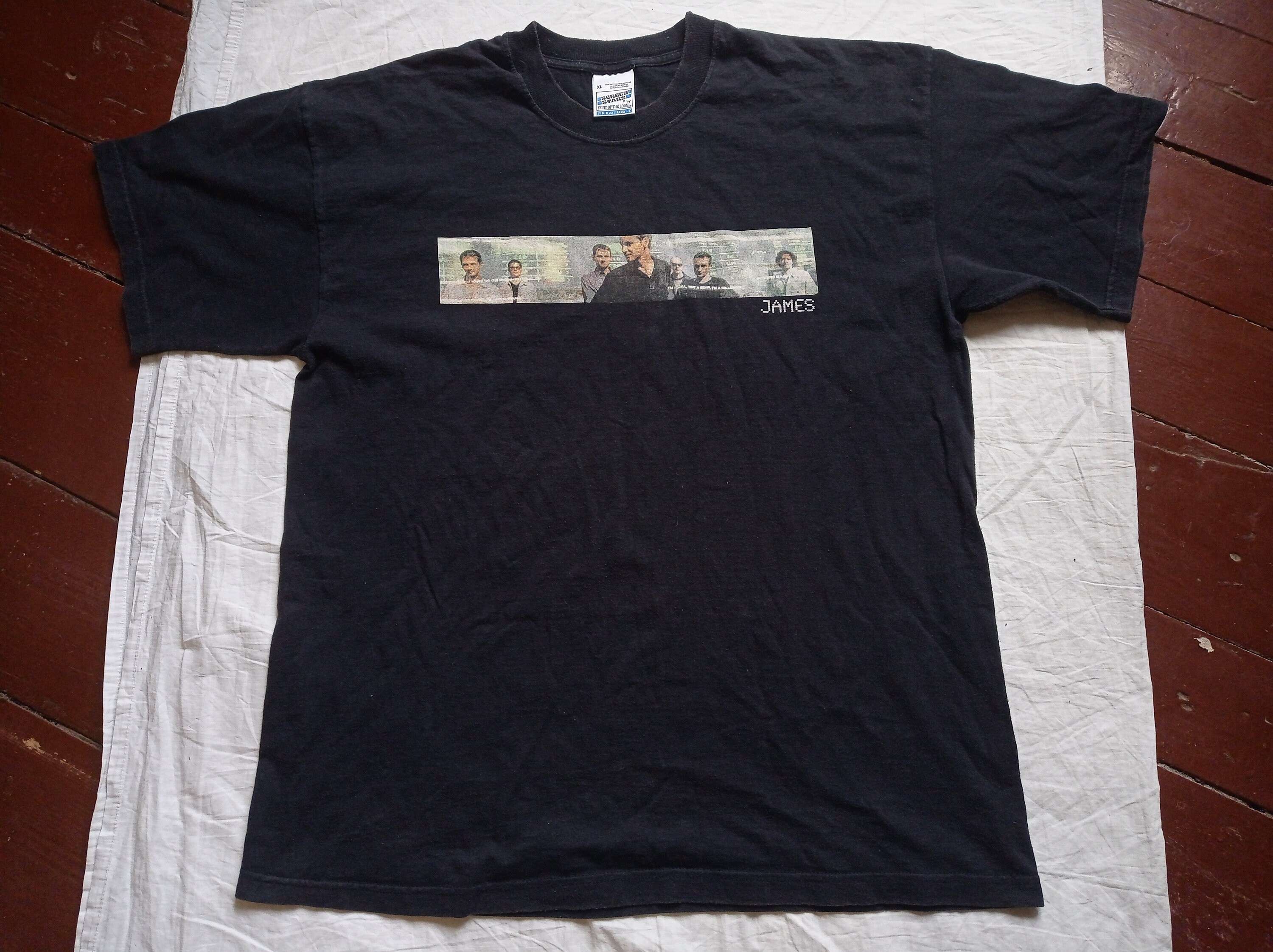 T-shirt VTG James Band vintage Rare groupe de rock britpop indie pop ...