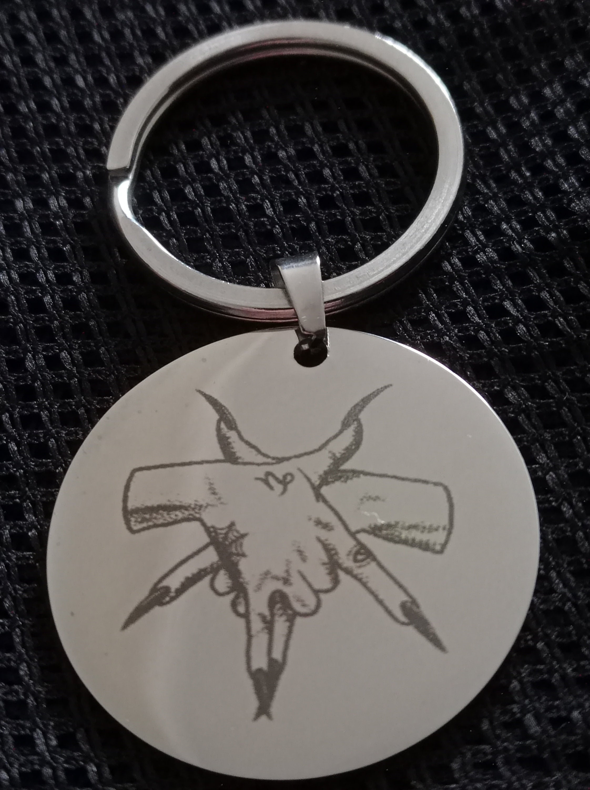 Symbols of Black Magic.personalized Keychain Witch Halloween Pentagram ...