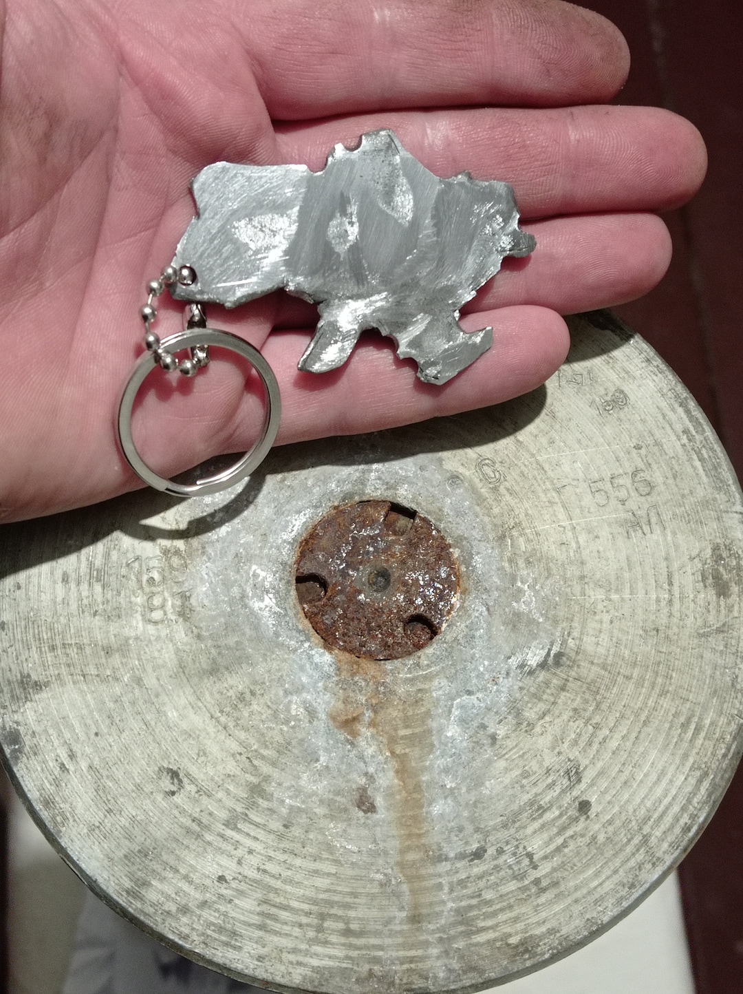 Keychain Made of Used Artillery Shells of 122 Mm Howitzer Caliber (d-30 ...