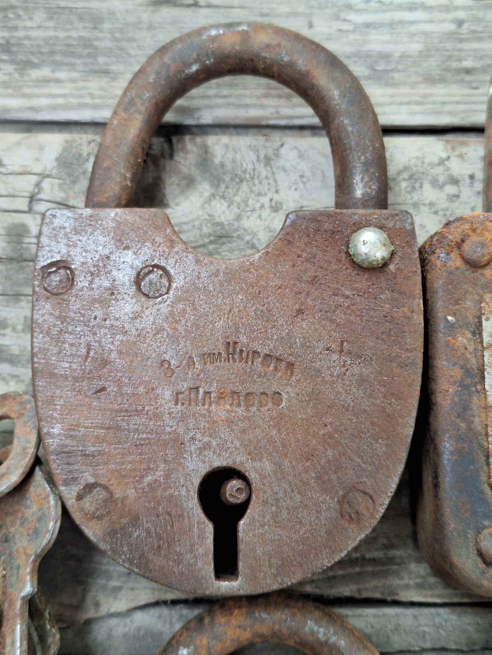 Antique Iron Padlock .price for 4 Pieces.antique Rusty Padlock Antique ...