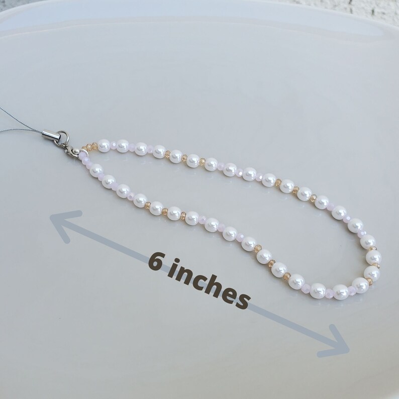 Aesthetic Phone Charm Pearl Phone Chain Phone Jewel Y2k | Etsy