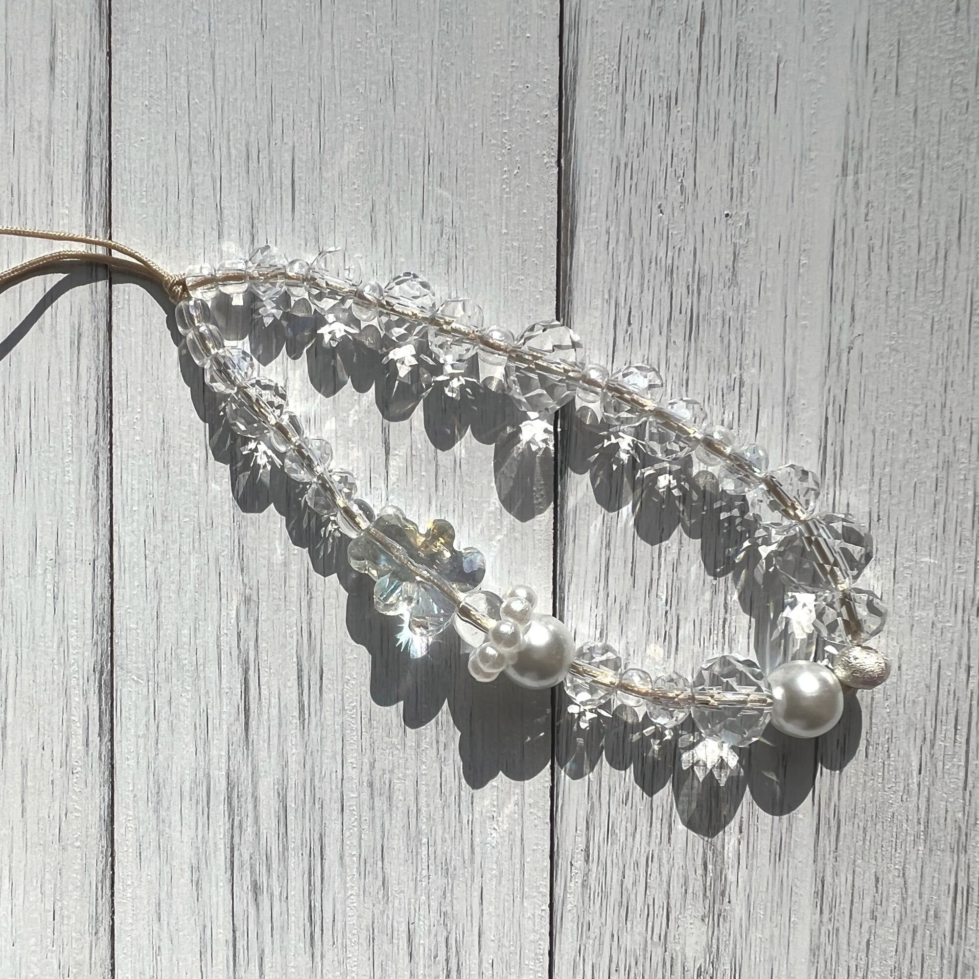 Clear Crystal Bear Phone Charm, Beaded Phone Chain, Phone Accessories ...