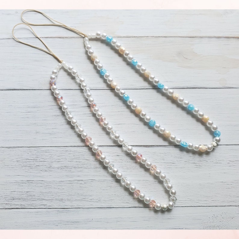 Aesthetic Phone Charm Pearl Phone Chain Phone Jewel Y2k | Etsy